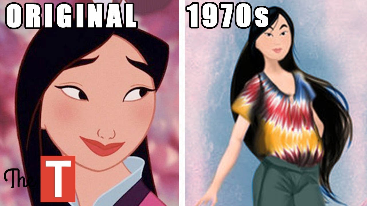 How Disney Princess Fashion Would Have Changed Through History
