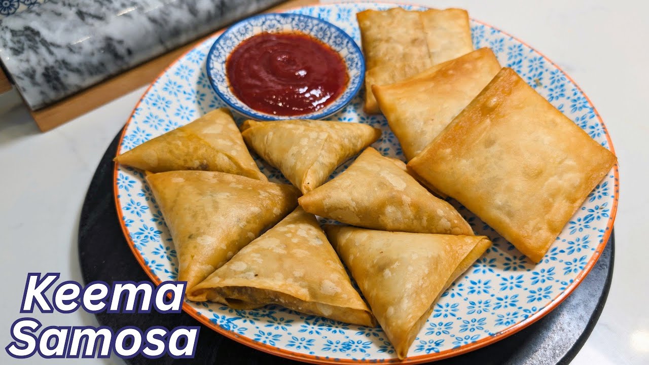 Keema Samosas - Burmawala Kitchen