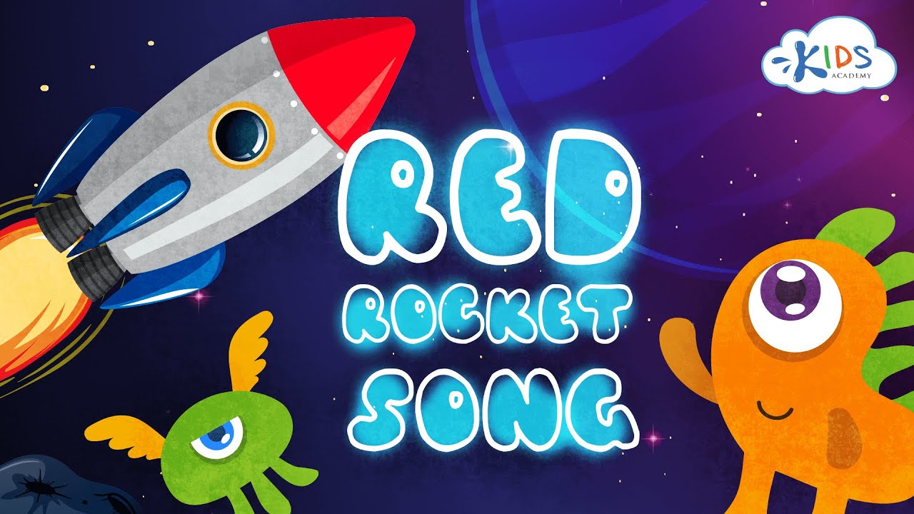 Red Rocket Song for Kids - Video by Kids Academy
