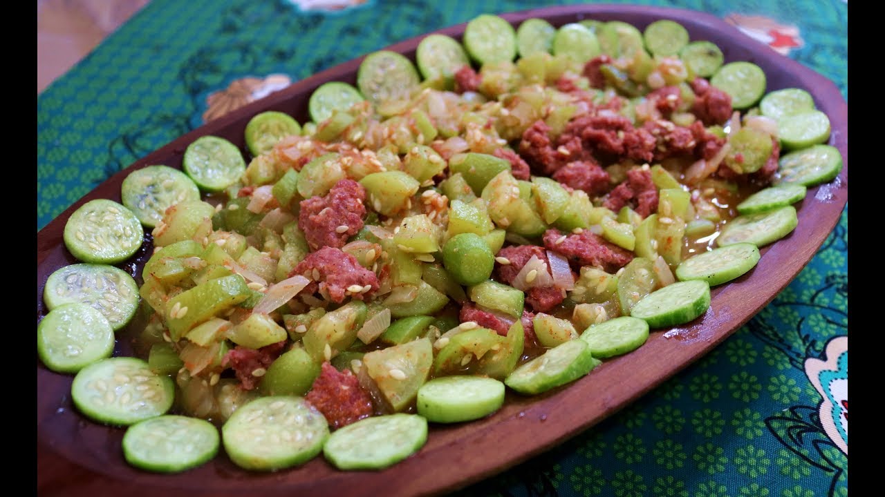 REFOGADO DE MAXIXE COM LINGUIÇA SUPER FÁCIL E GOSTOSO