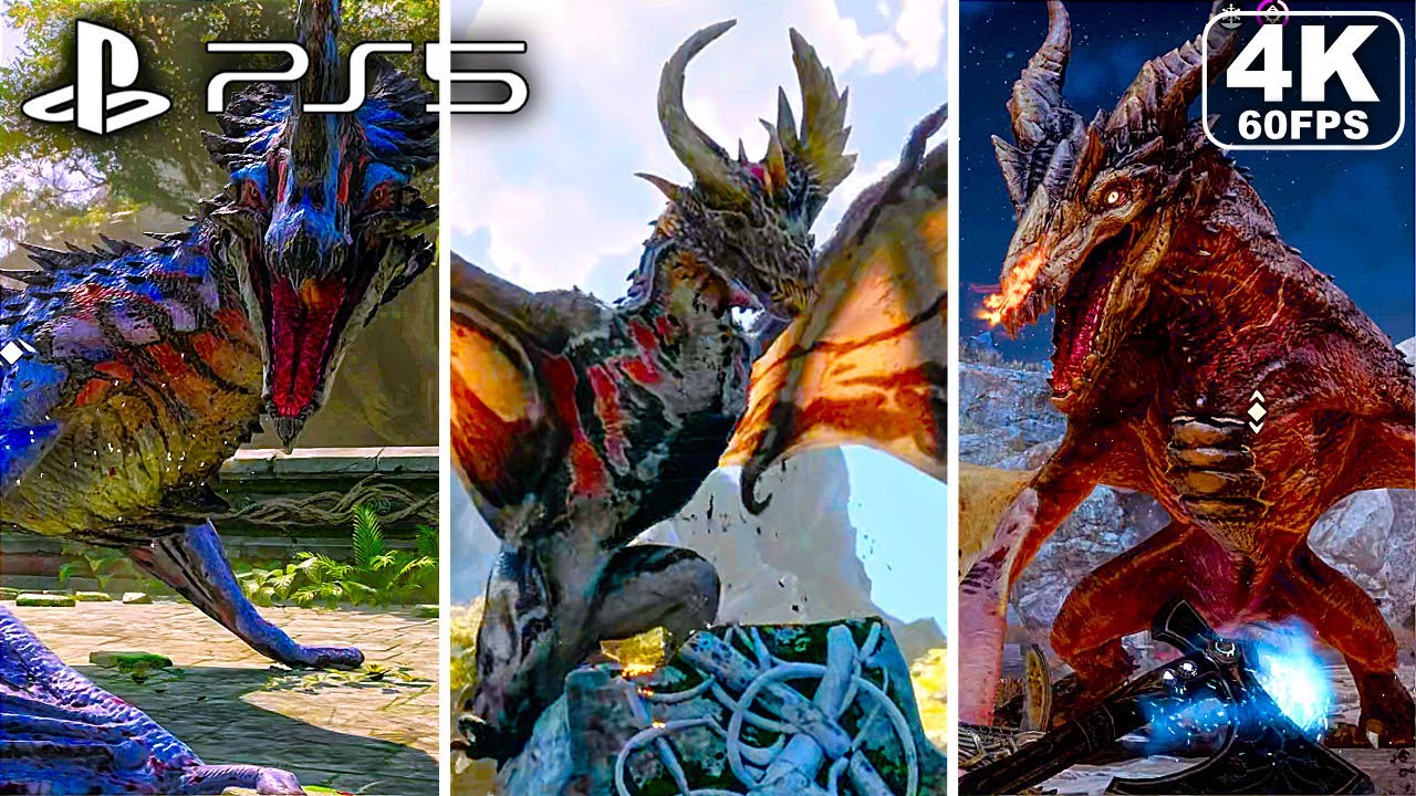 God Of War Ragnarok All Dragon Boss Fights