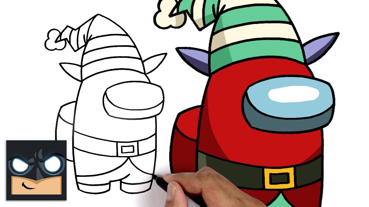How To Draw Among Us - Elf Crewmate