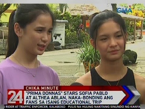 'Prima Donnas' stars Sofia Pablo at Althea Ablan, naka-bonding ang fans sa educational trip ...
