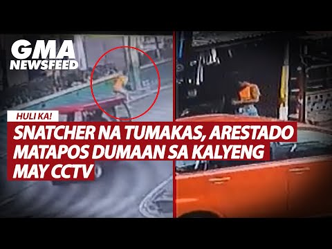 Snatcher na tumakas, arestado matapos dumaan sa kalyeng may CCTV ...