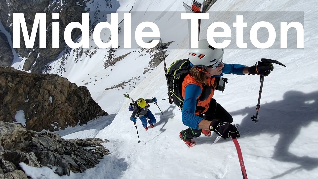 Middle Teton // Steep Skiing in Chouinard Couloir - Mountain trips