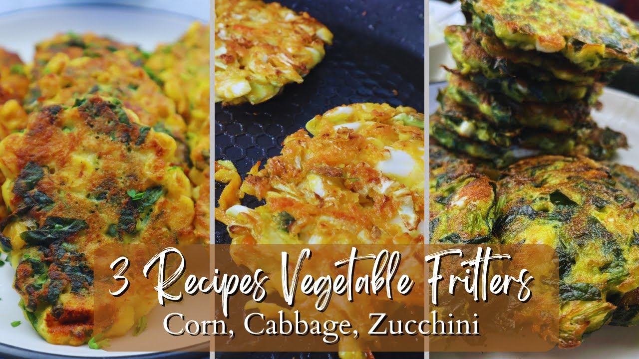 Crispy Corn Fritters 3 Different Ways | Sweet As Cooking