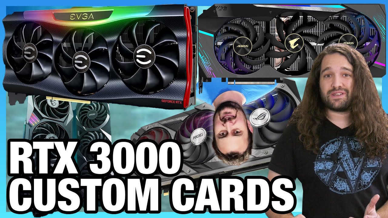 Custom RTX 3090, 3080, & 3070 Video Cards: NVIDIA GPU News Round-Up