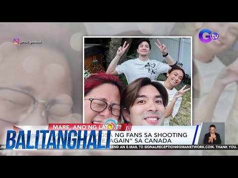 KathDen, dinagsa ng fans sa shooting ng "Hello, Love, Again" sa Canada | Videos | GMA News Online