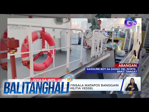 BRP Datu Cabaylo, napinsala matapos banggain ng Chinese maritime ...