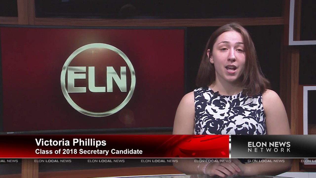 ENN: Spring 2017 SGA Election Speech, Victoria Phillips - Elon News Network