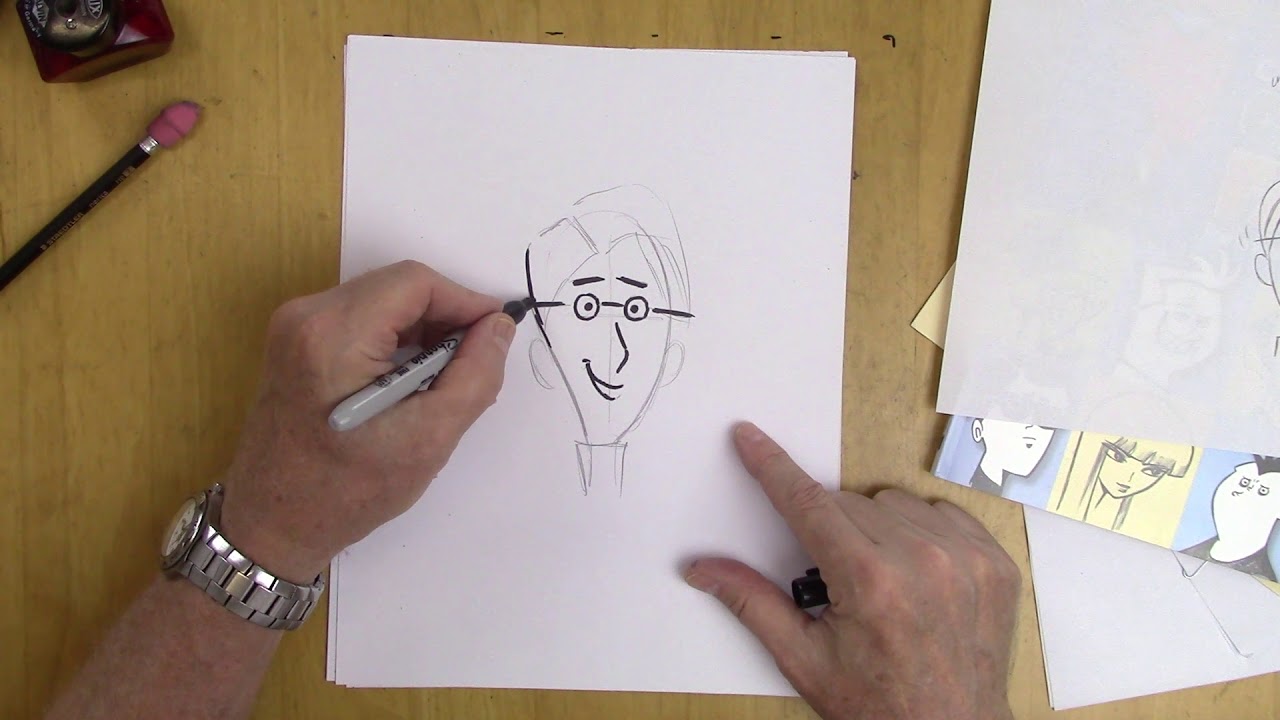 How to Draw a Cartoon Face - For Beginners - Christopher Hart
