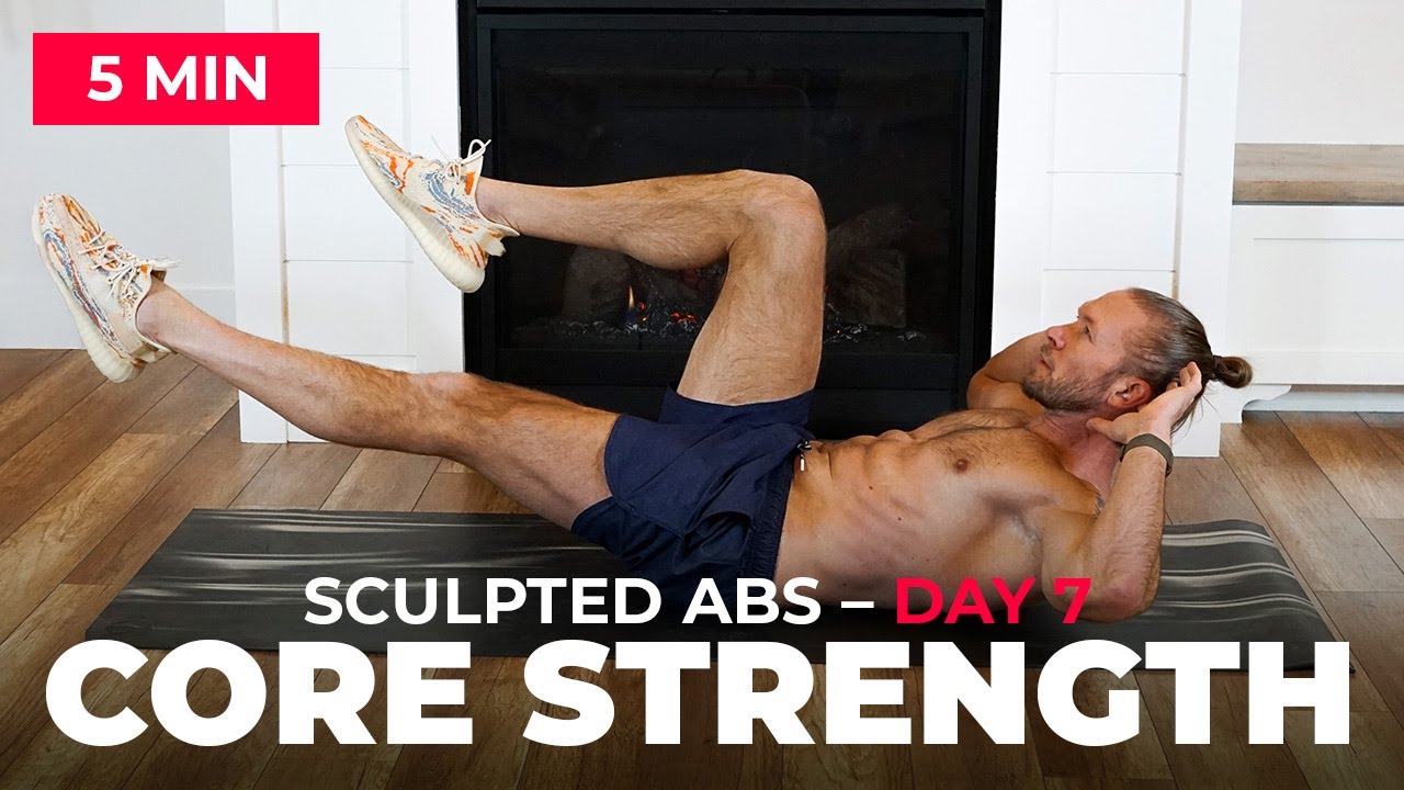 Day 15: 5 Minute BRUTAL Ab Workout (Quick + Effective) 6 Week Shred II ...