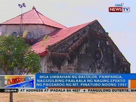 Mga simbahan sa Bacolor, Pampanga, nagsisilbing paalala ng naging ...