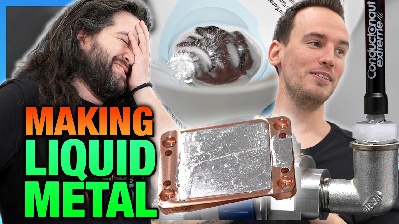 We Made Liquid Metal in a Factory, ft. Der8auer - Made In Germany