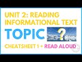 Identifying Topics in Informational Texts 3rd - 5th Grade Video | Wayground