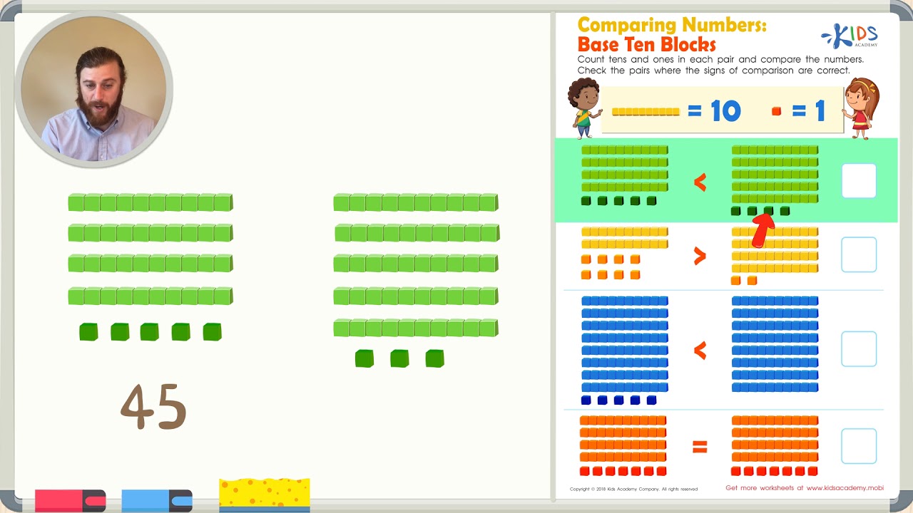 Learning Video: Base Ten Blocks - Kids Academy