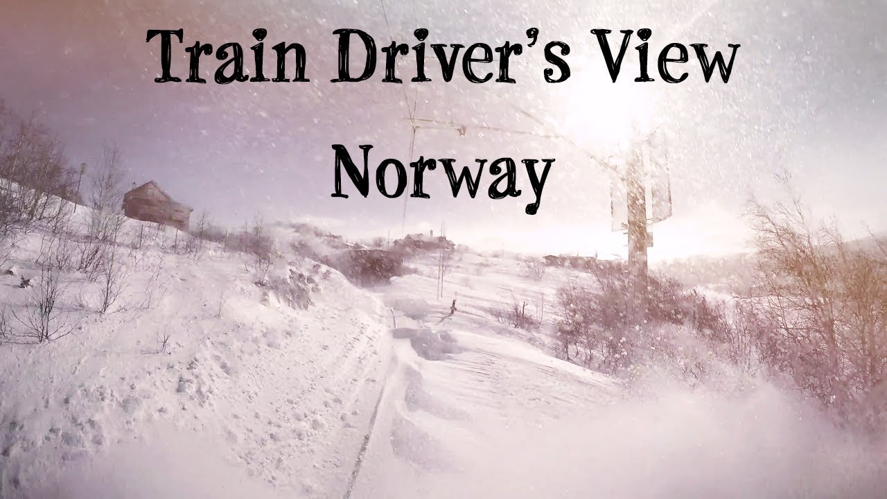 TRAIN DRIVER'S VIEW: Snow piercing madness! - RailCowGirl