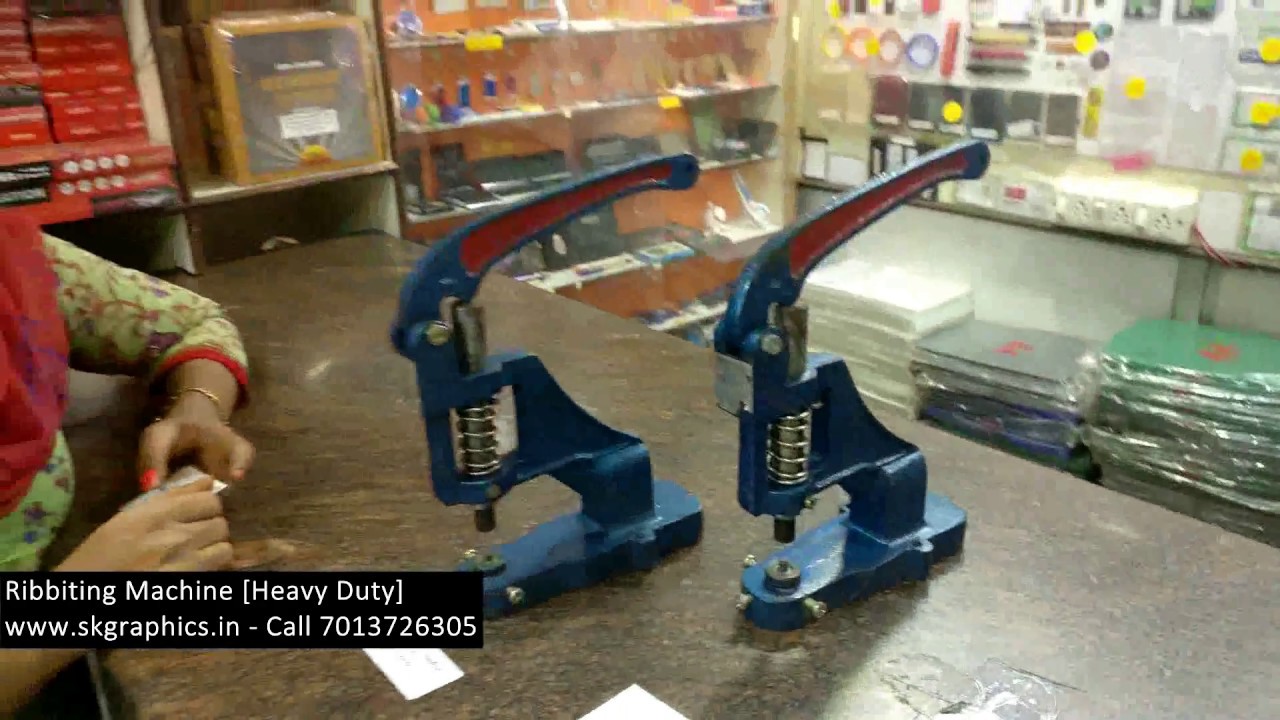 How To Do Ribbiting [Ribbiting Machine] [Demo] | Abhishek Products By S ...