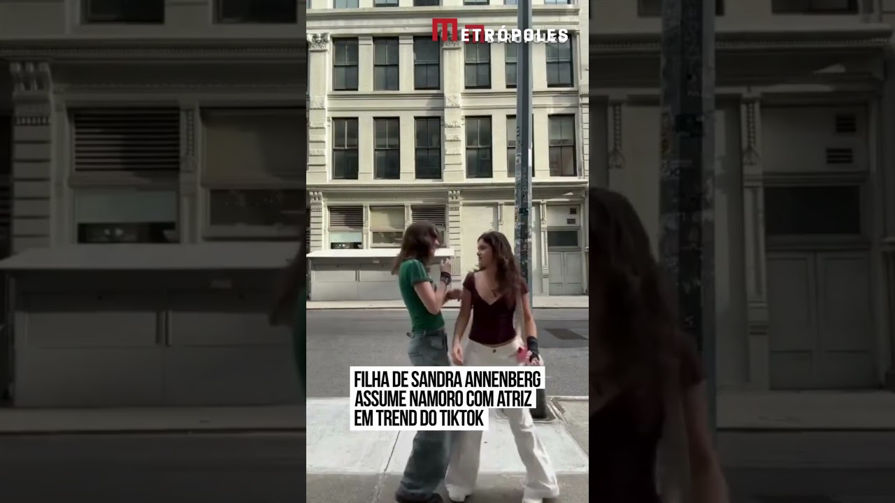 Filha de Sandra Annenberg assume namoro com atriz em trend do Tik Tok
