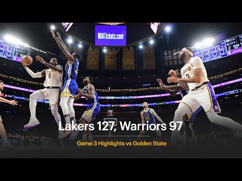 Lakers 127, Warriors 97 - Lakers Take 2-1 Lead | 2023 NBA Playoffs