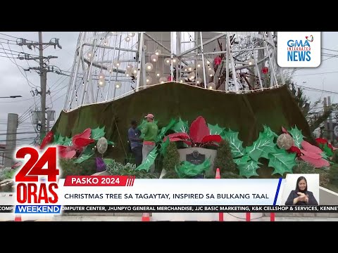 Christmas Tree sa Tagaytay, inspired ng Bulkang Taal | Videos | GMA ...