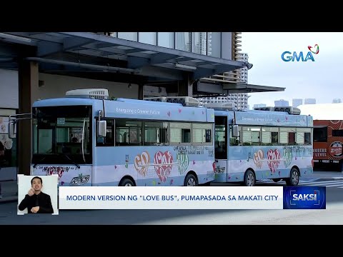 Modern version ng 'love bus,' pumapasada sa Makati City | Videos | GMA ...