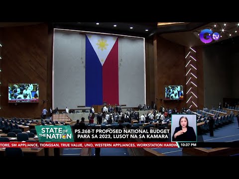 P5.268-T proposed national budget para sa 2023, lusot na sa Kamara ...