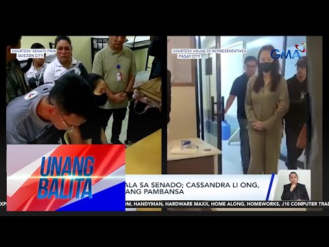 Shiela Guo, dinala sa Senado; Cassandra Li Ong, dinala sa Batasang ...