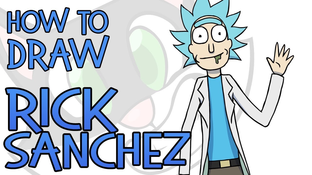 How To Draw Rick Sanchez (Rick and Morty) - Draw Cartoons