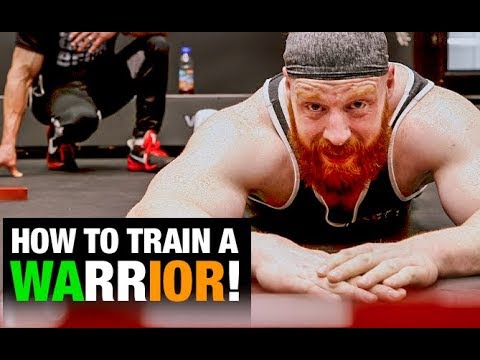 WWE Sheamus Workout (BEHIND THE SCENES)