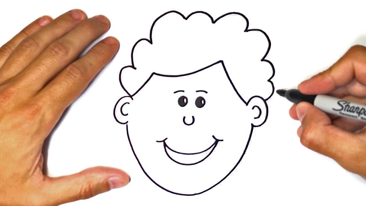 How to draw a Boy for kids Boy Easy Draw Tutorial #1