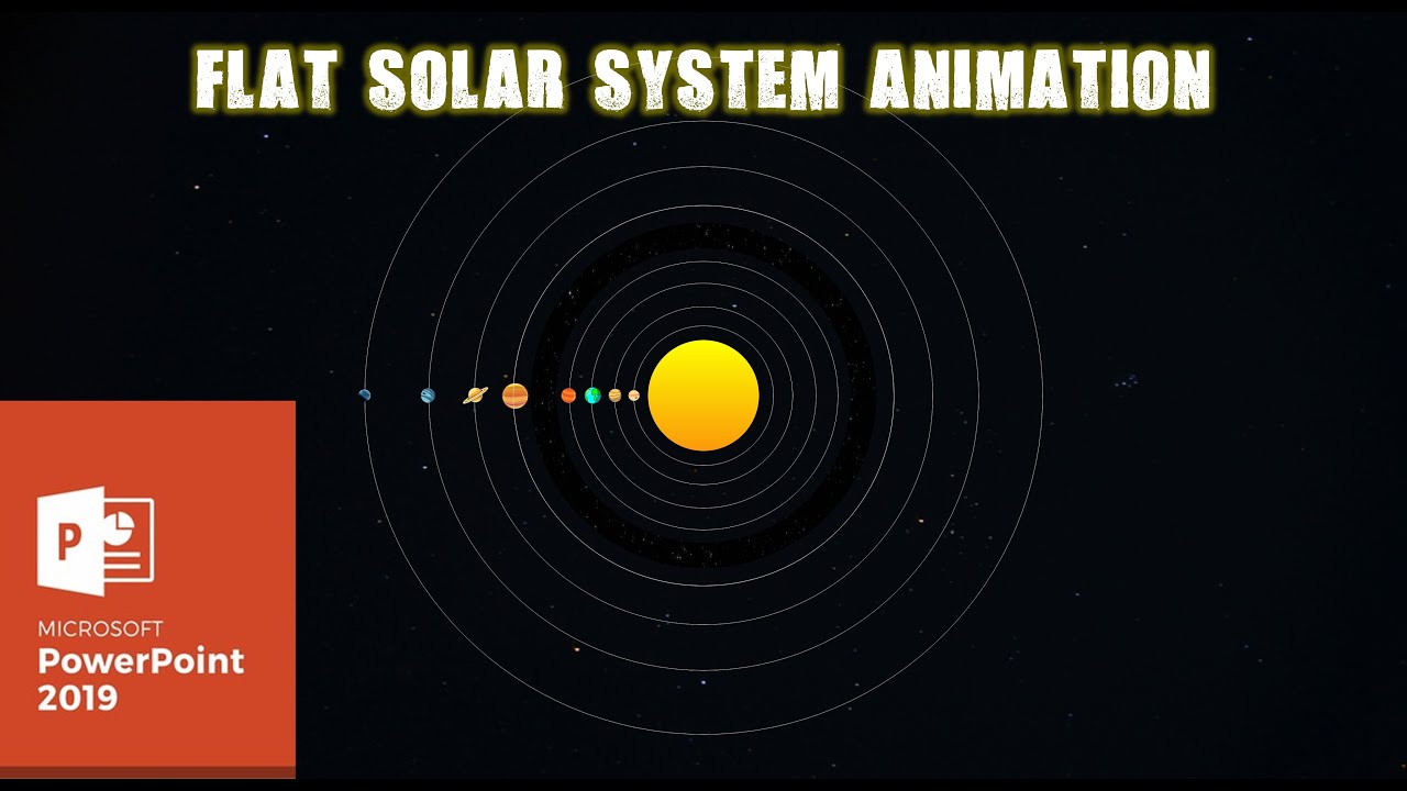 2D Solar System Animation in PowerPoint The Teacher