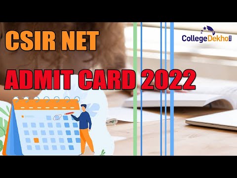 CSIR NET 2023 Admit Card - Download Hall Ticket Here