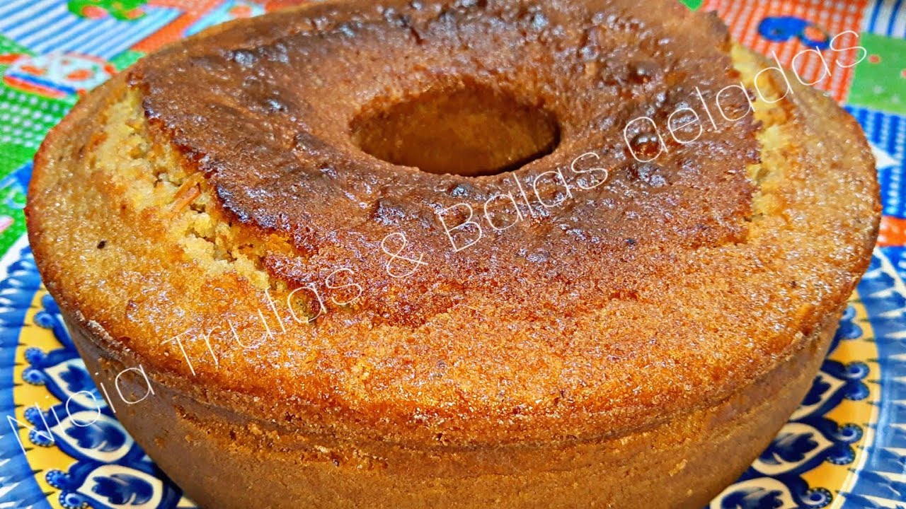 BOLO DE COCO QUEIMADO SIMPLES E MUITÍSSIMO SABOROSO