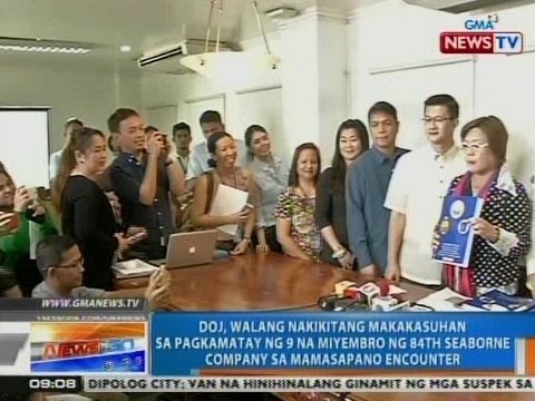 DOJ, walang nakikitang makakasuhan sa pagkamatay ng 9 na miyembro ng ...