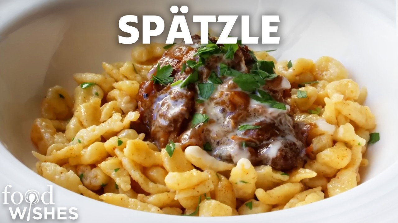 Sptzle Recipe - How to Make Sptzle or Spaetzle (Tiny German Dumplings)