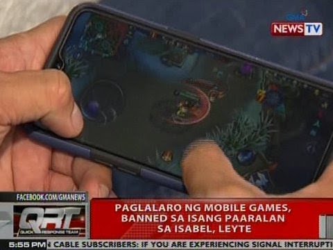 Paglalaro ng mobile games, banned sa isang paaralan sa Isabel, Leyte ...