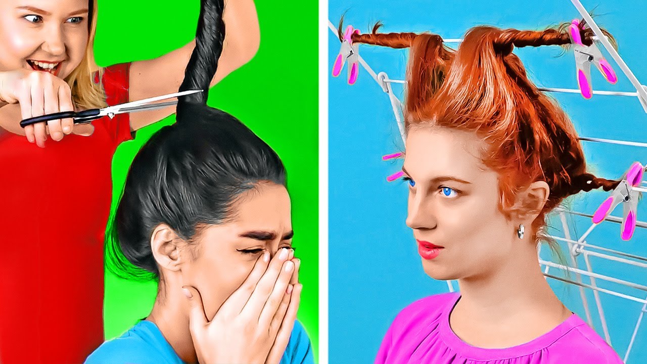 Crazy hair hacks that are totally brilliant -- unusual hair transformations