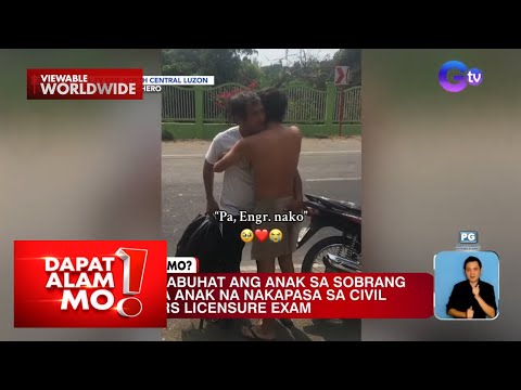 Proud moment ng isang ama sa kanyang anak, kinatuwaan ng netizens ...