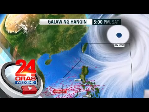 Super Typhoon Josie, lumabas na sa PAR kagabi - Weather update today ...