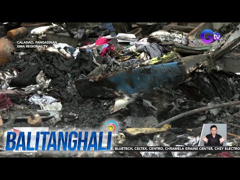 Nasunog ang isang bahay sa Barangay Nagsaing sa Calasiao, Pangasinan ...