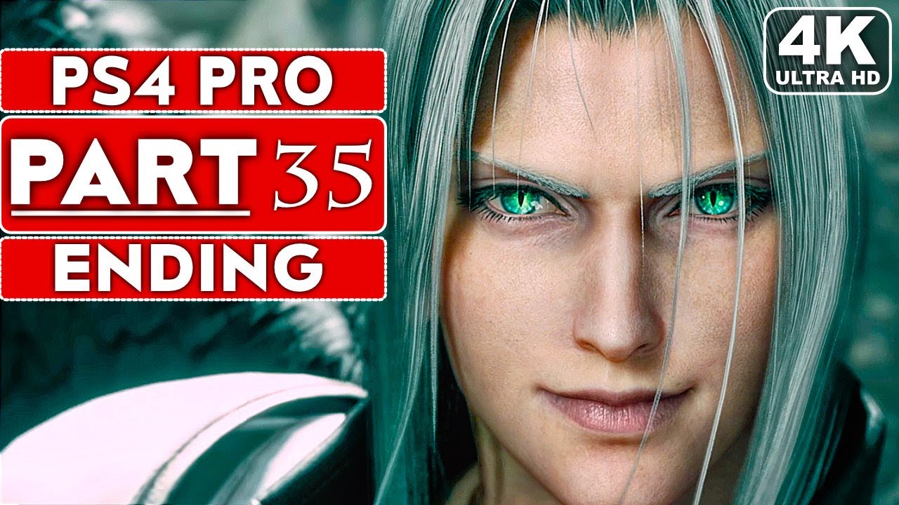 Spoilers! FINAL FANTASY 7 REMAKE ENDING Gameplay Walkthrough Part 35 ...