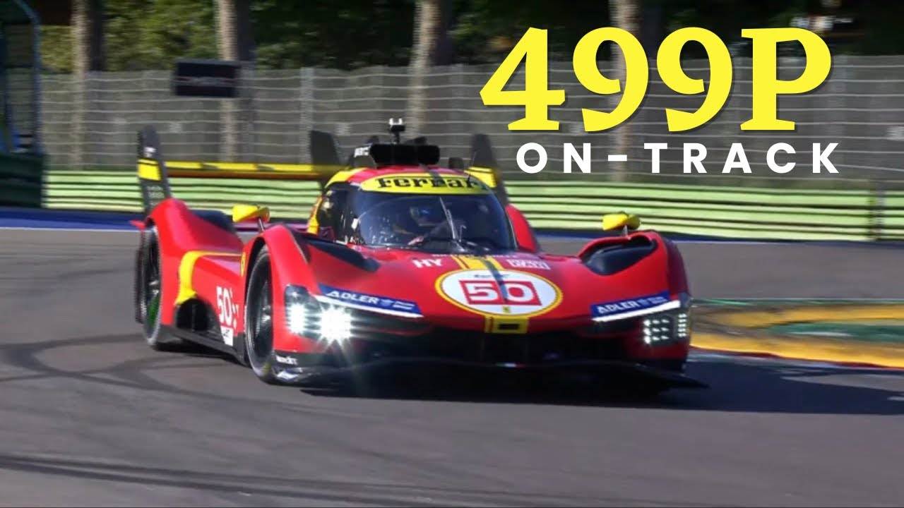 Video: Ferrari 499P Le Mans Hypercar on track