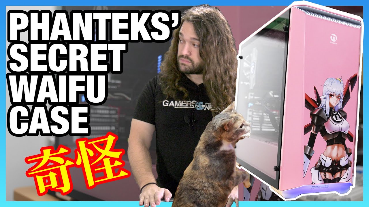 Cringy Waifu Computer Case from AliExpress: Phanteks P400W + Ningmei ...