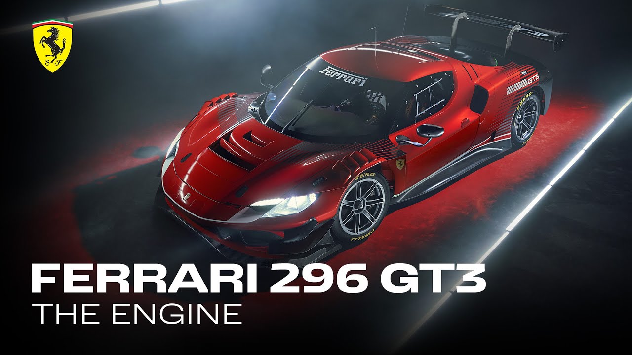 Video: discover the Ferrari 296 GT3 engine | Ferrari Competizioni GT