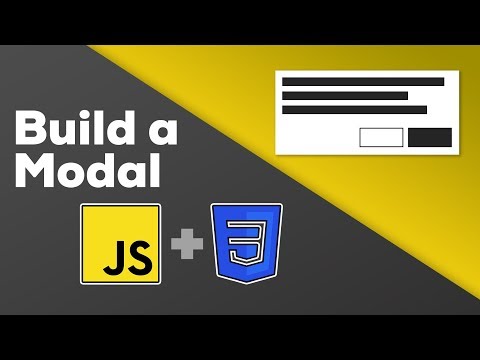 Vanilla JavaScript Modal - With CSS display | LaptrinhX