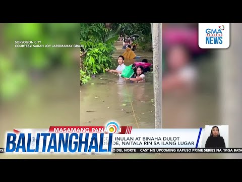 Ilang bahagi ng Bicol, inulan at binaha dulot ng shear line; landslide ...