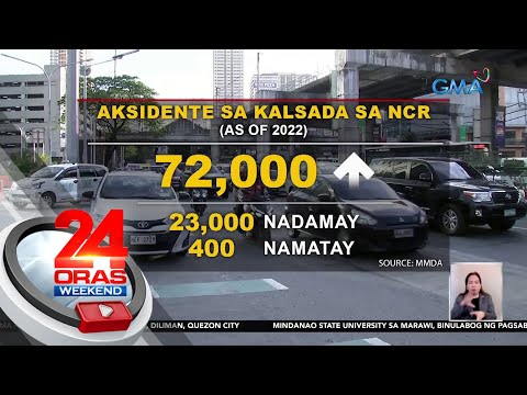 24 Oras Weekend Part 2: Tumaas na bilang nga mga aksidente sa NCR, Taas ...