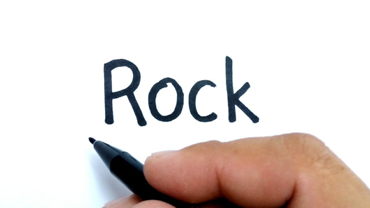 WWE, How to turn words ROCK into The Rock Dwayne Johnson WWE, fast ...
