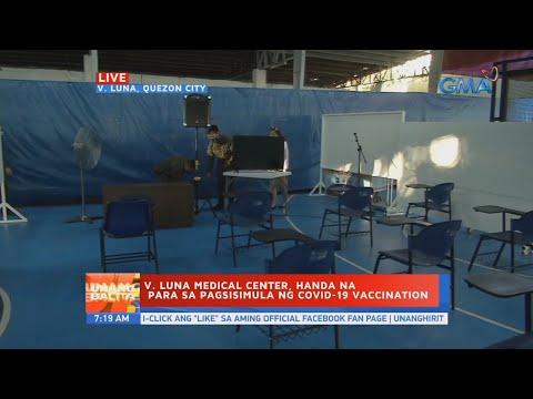 V. Luna Medical Center, handa na para sa pagsisimula ng COVID-19 ...